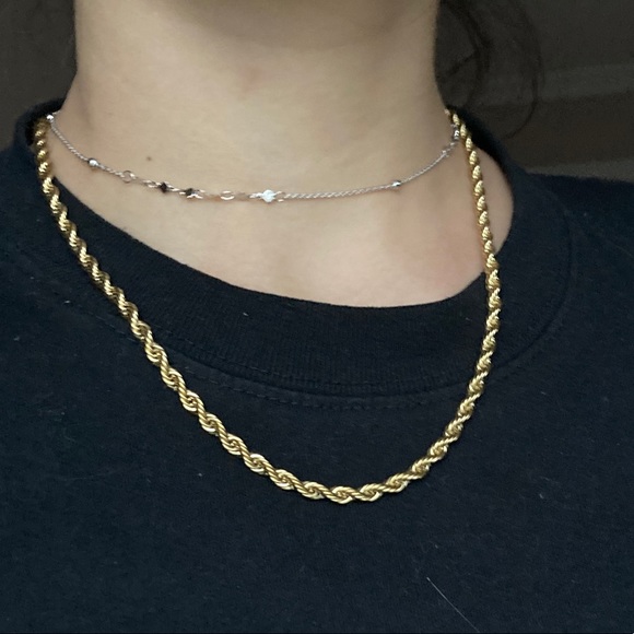 Jewelry | Gold Color Rope Chain | Poshmark